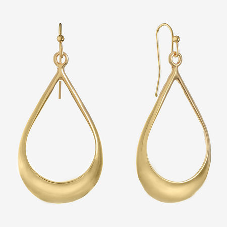 Click here for Liz Claiborne Gold Tone Teardrop Womens Drop Earri... prices