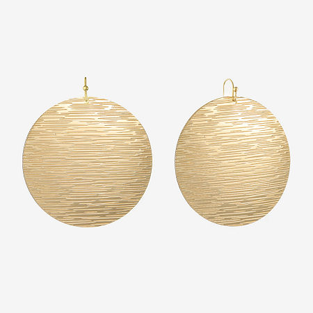 Click here for Liz Claiborne Gold Tone Round Womens Drop Earrings... prices