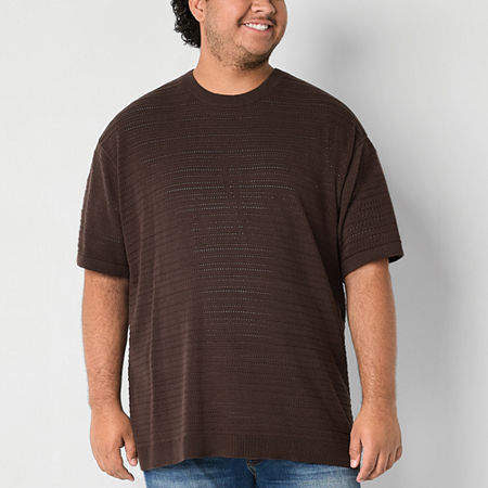 Click here for Arizona Big and Tall Mens Crew Neck Short Sleeve P... prices