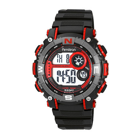 Click here for Armitron Pro Sport Mens Digital Black Strap Watch... prices