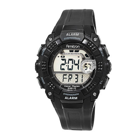 Click here for Armitron Pro Sport Mens Digital Black Strap Watch... prices