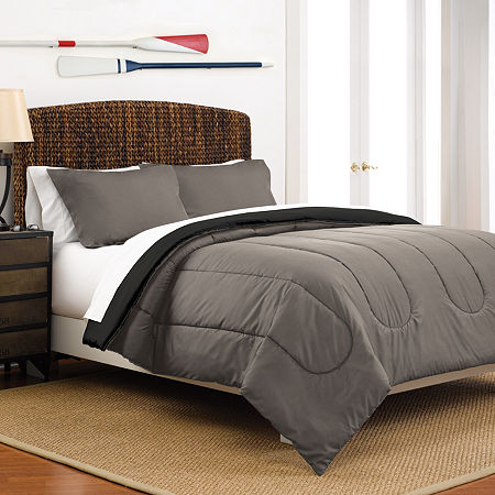 Click here for Martex Reversible Comforter Set  One Size  Gray prices