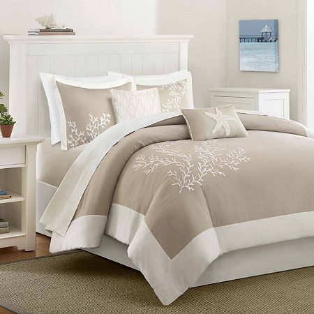 Harbor House Coastline 5-Pc. Duvet Cover Set  King/California King - Khaki