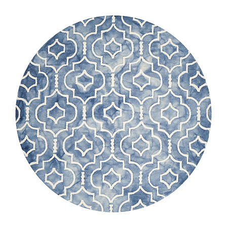 Click here for Safavieh Dip Dye Collection Devnet Geometric Round... prices