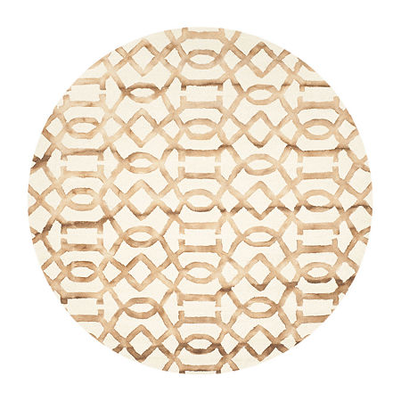 Click here for Safavieh Dip Dye Collection Diamond Geometric Roun... prices