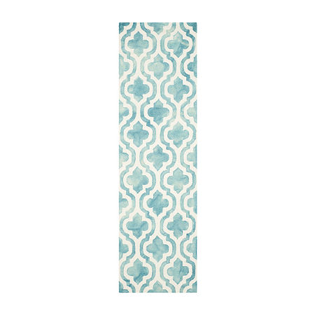 Click here for Safavieh Dip Dye Collection Elfrida Geometric Runn... prices