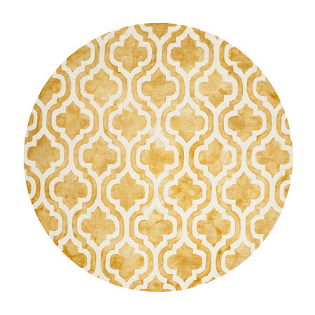 Click here for Safavieh Dip Dye Collection Elfrida Geometric Roun... prices