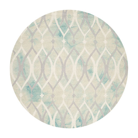 Click here for Safavieh Dip Dye Collection Harlan Geometric Round... prices