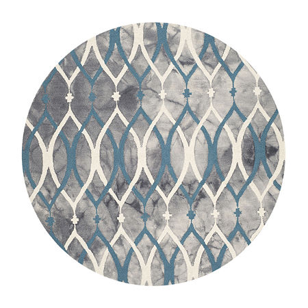 Click here for Safavieh Dip Dye Collection Harlan Geometric Round... prices