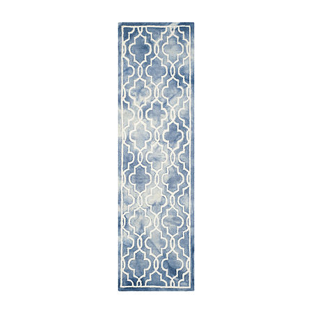 Click here for Safavieh Dip Dye Collection Jalen Geometric Runner... prices