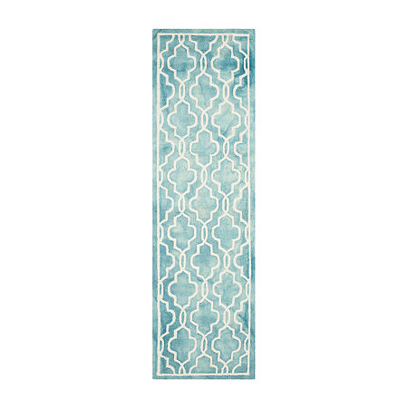 Click here for Safavieh Dip Dye Collection Jalen Geometric Runner... prices