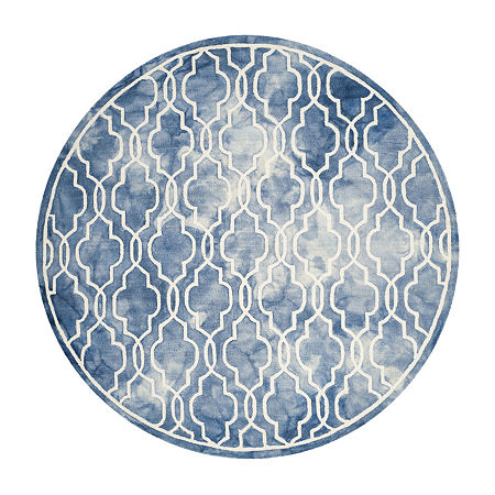 Click here for Safavieh Dip Dye Collection Jalen Geometric Round... prices
