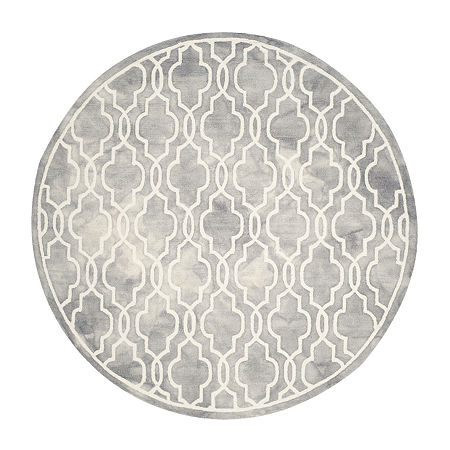 Click here for Safavieh Dip Dye Collection Jalen Geometric Round... prices