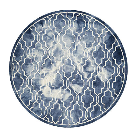 Click here for Safavieh Dip Dye Collection Jalen Geometric Round... prices