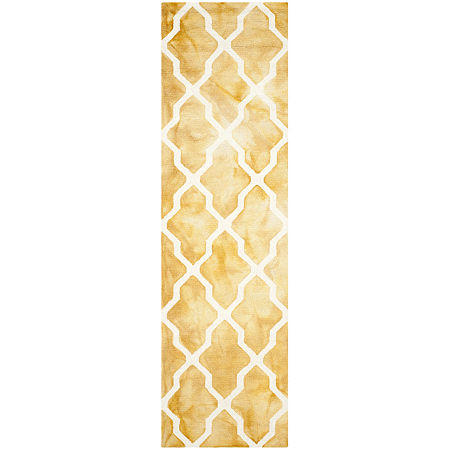 Click here for Safavieh Dip Dye Collection Petra Geometric Runner... prices
