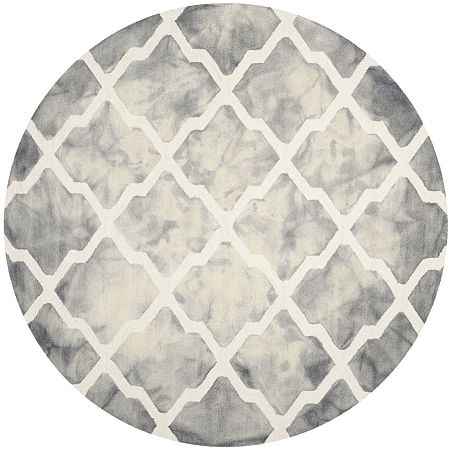 Click here for Safavieh Dip Dye Collection Petra Geometric Round... prices