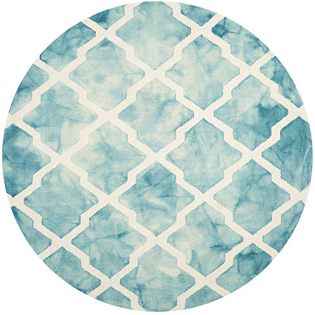 Click here for Safavieh Dip Dye Collection Petra Geometric Round... prices