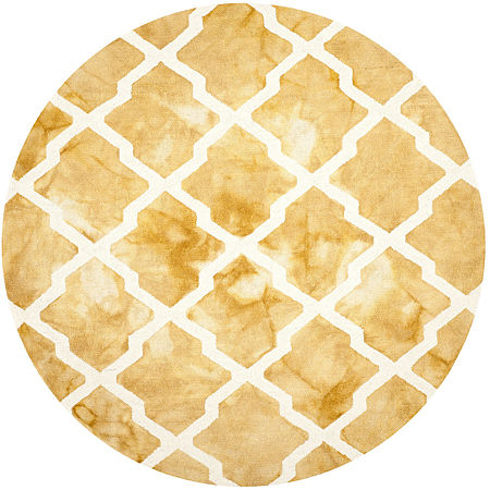 Click here for Safavieh Dip Dye Collection Petra Geometric Round... prices