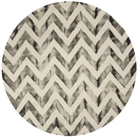 Click here for Safavieh Dip Dye Collection Ronnie Chevron Round A... prices