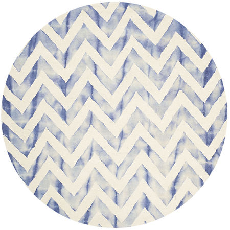 Click here for Safavieh Dip Dye Collection Ronnie Chevron Round A... prices