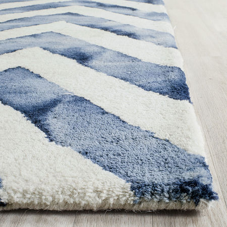 Click here for Safavieh Dip Dye Collection Ronnie Chevron Square... prices