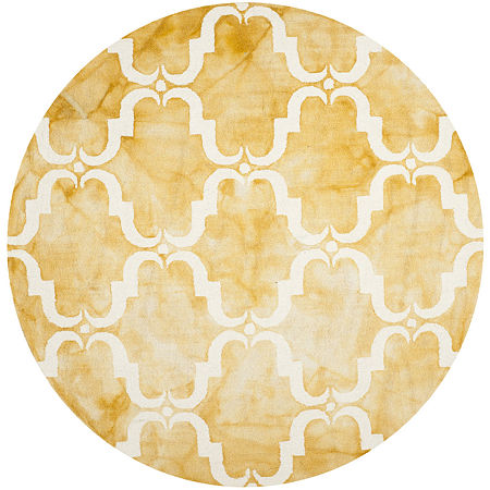 Click here for Safavieh Dip Dye Collection Wendell Geometric Roun... prices