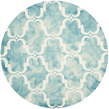 Click here for Safavieh Dip Dye Collection Wendell Geometric Roun... prices
