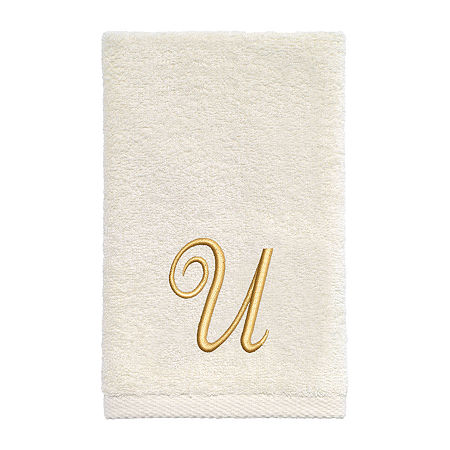 Click here for Avanti Premier Script Monogram Ivory/Gold Bath Tow... prices