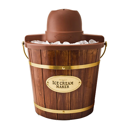 Click here for Nostalgia 4-Quart Wood Bucket Ice Cream Maker  One... prices