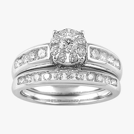 Click here for Round 1 CT.T.W. Natural Diamond Side Stone Bridal... prices