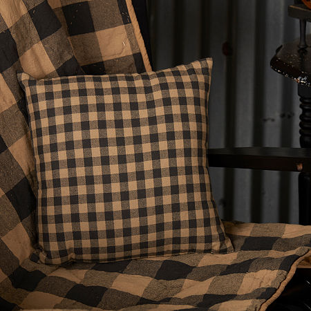 Click here for VHC Brands Country Check Square Throw Pillow  One... prices