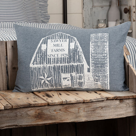 Click here for VHC Brands Sawyer Mill Rectangular Throw Pillow  O... prices