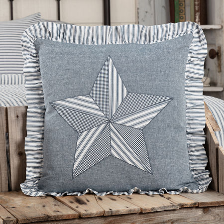 Click here for VHC Brands Sawyer Mill Square Throw Pillow  One Si... prices