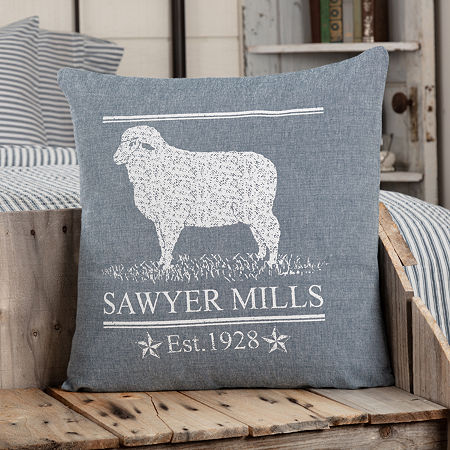 Click here for VHC Brands Sawyer Mill Square Throw Pillow  One Si... prices