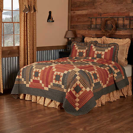 Click here for VHC Brands Cobblestone Reversible Quilt  One Size... prices