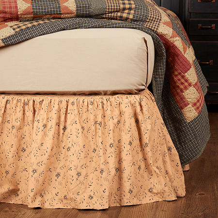Click here for VHC Brands Cobblestone Bed Skirt  One Size  Brown prices