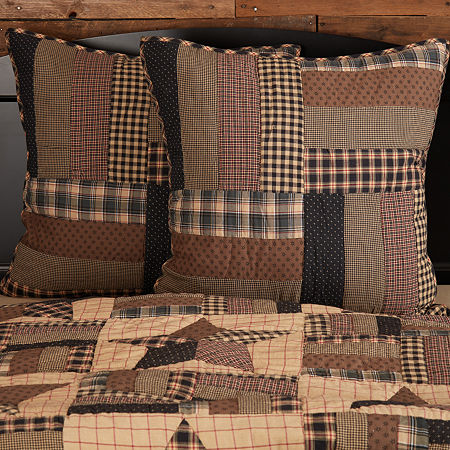 Click here for Vhc Brands Denton Reversible Euro Sham  One Size... prices