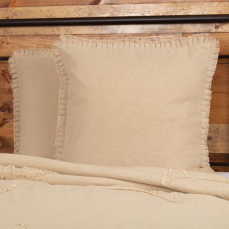 Click here for VHC Brands Veranda Burlap Natural Reversible Euro... prices