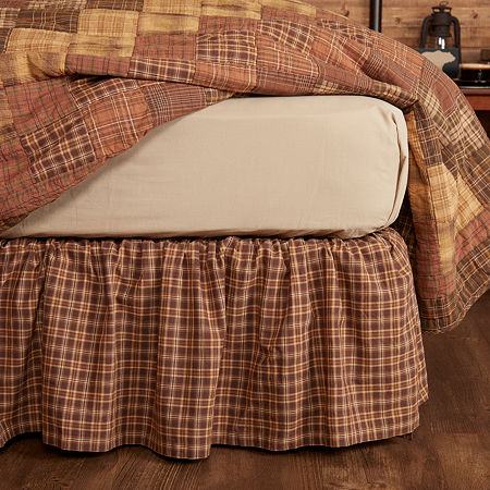 Click here for VHC Brands Plainfield Bed Skirt  One Size  Brown prices