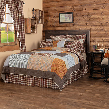 Click here for VHC Brands Sheridan Rustic Brown Quilt  One Size... prices