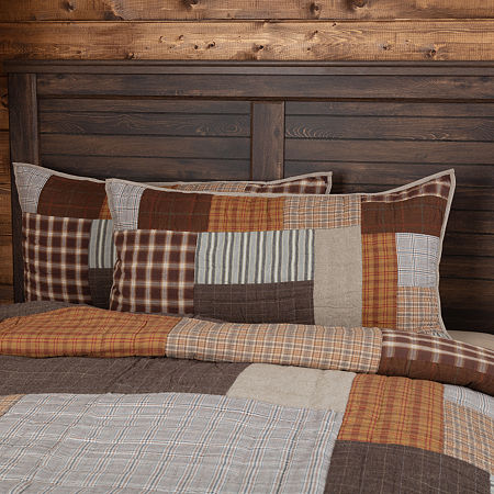 Click here for VHC Brands Sheridan Rustic Brown Embellished Pillo... prices