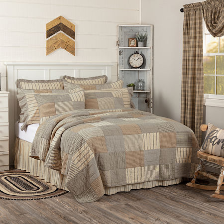 Click here for VHC Brands Miller Farm Reversible Quilt  One Size... prices