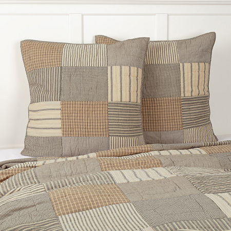 Click here for VHC Brands Miller Farm Reversible Euro Sham  One S... prices