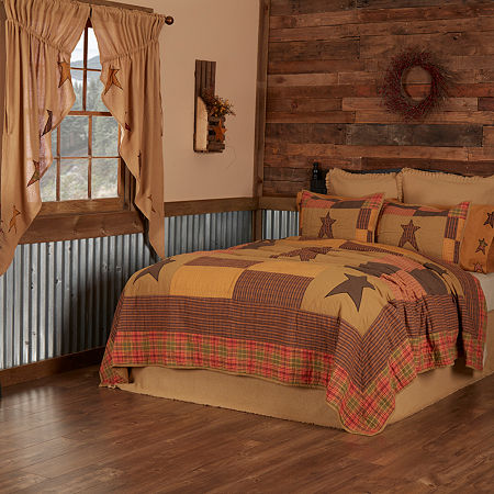 Click here for VHC Brands Sutton Reversible Quilt  One Size  Brow... prices