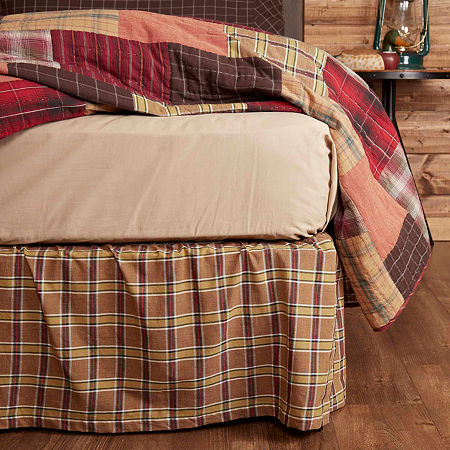 Click here for VHC Brands Laramie Bed Skirt  One Size  Brown prices