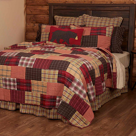 Click here for VHC Brands Laramie Reversible Quilt  One Size  Red prices