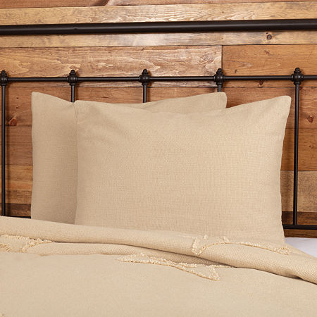 Click here for VHC Brands Veranda Burlap Natural Reversible Pillo... prices