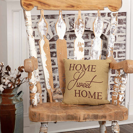 Click here for VHC Brands Home Sweet Home 12x12 Throw Pillow  One... prices