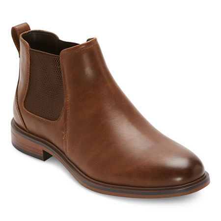 Click here for St. Johns Bay Mens Rutland Flat Heel Chelsea Boots... prices