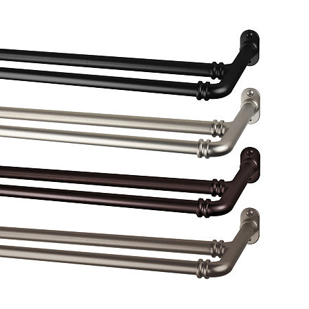 Click here for Rod Desyne Blackout Double Curtain Rod  One Size... prices
